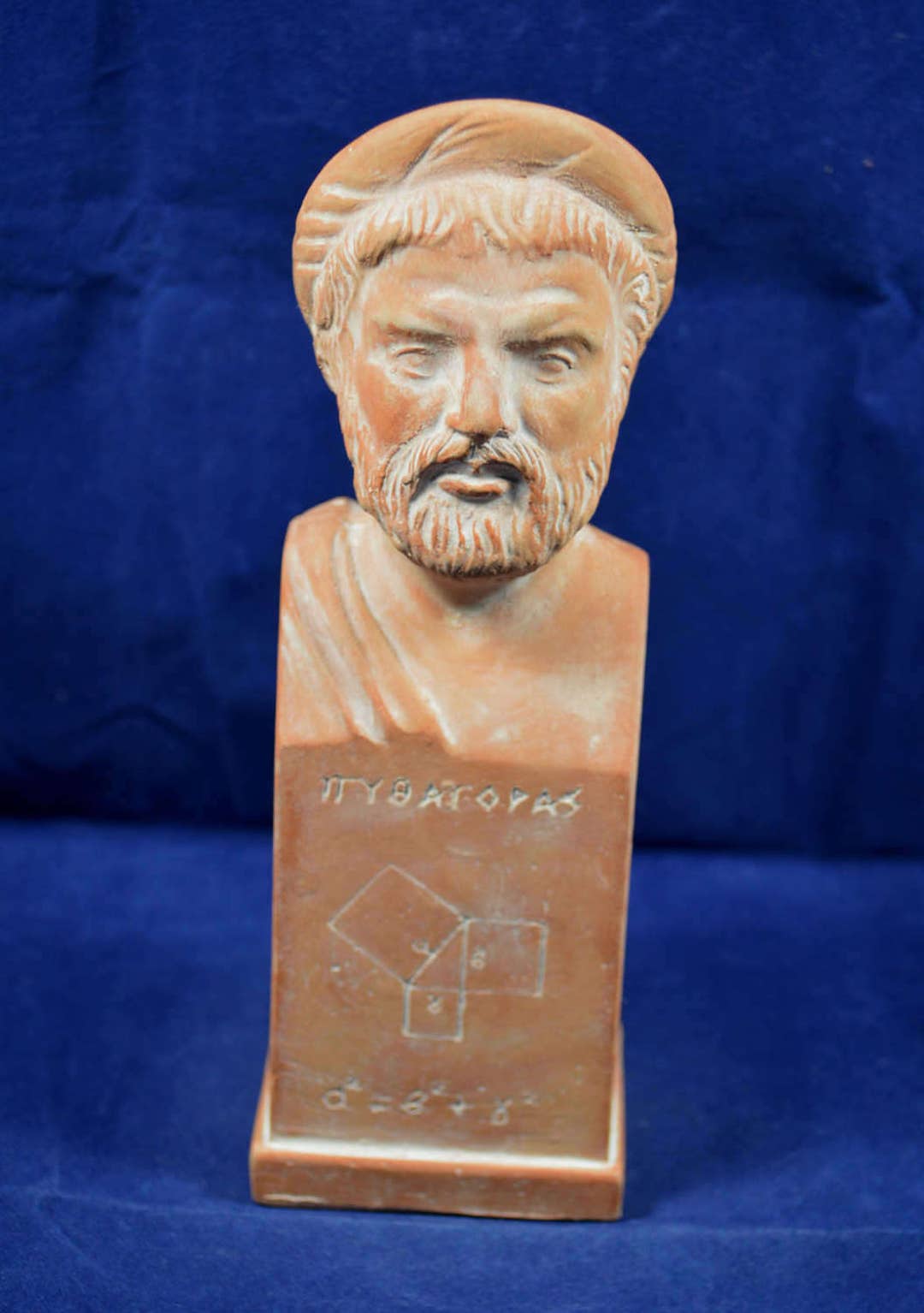 Pythagoras Sculpture Ancient Greek Mathematician Philosopher Artifact ...