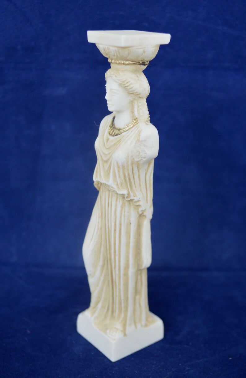 Caryatid Sculpture Karyatides Ancient Greek Small Aged Statue - Etsy