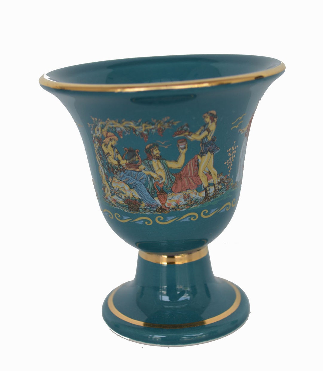 Pythagoras Cup Pythagorean Cup of Justice Dionysus Petrol - Etsy