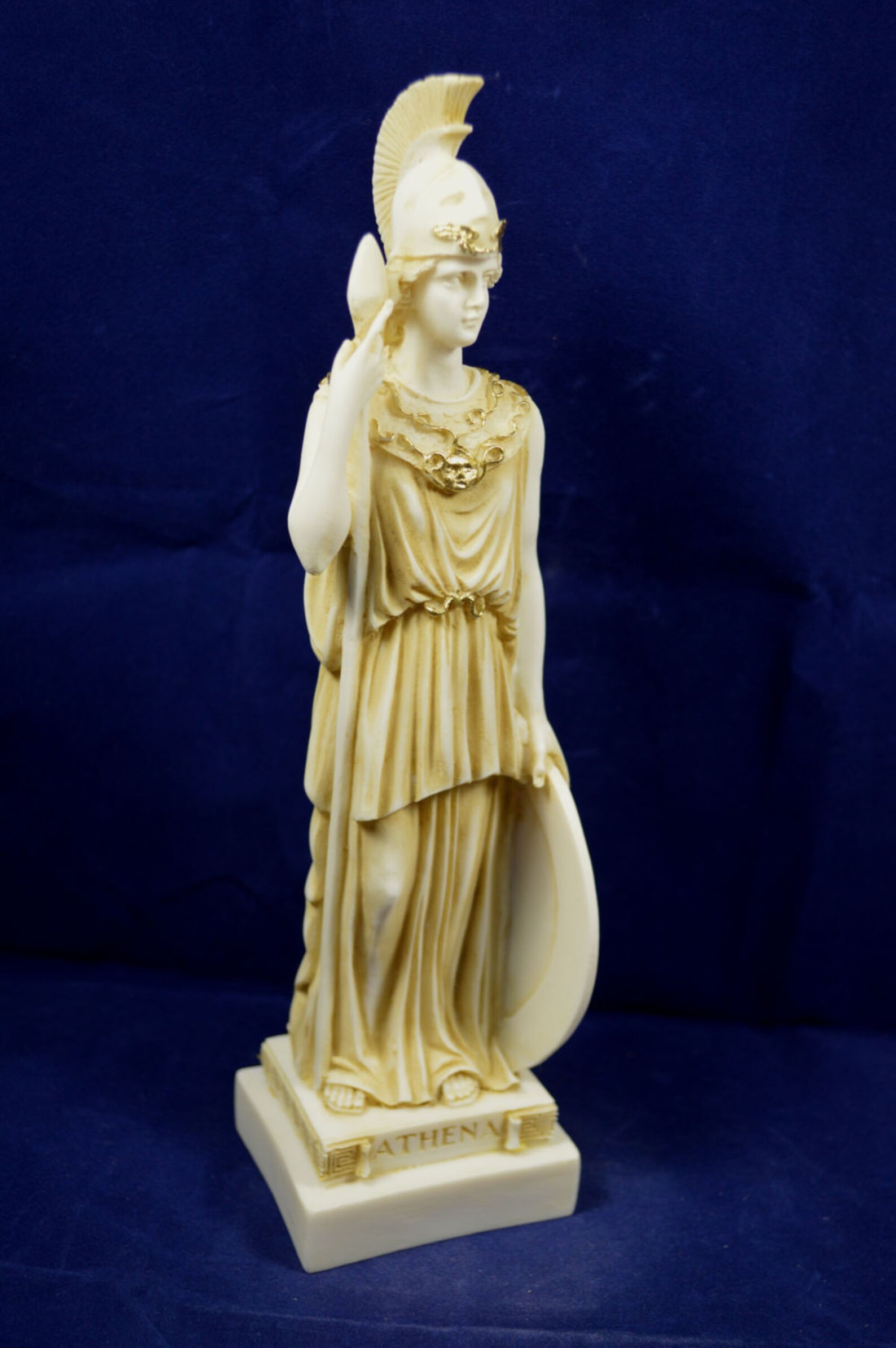 Godin Athena standbeeld oude Griekse Godin van wijsheid en | Etsy