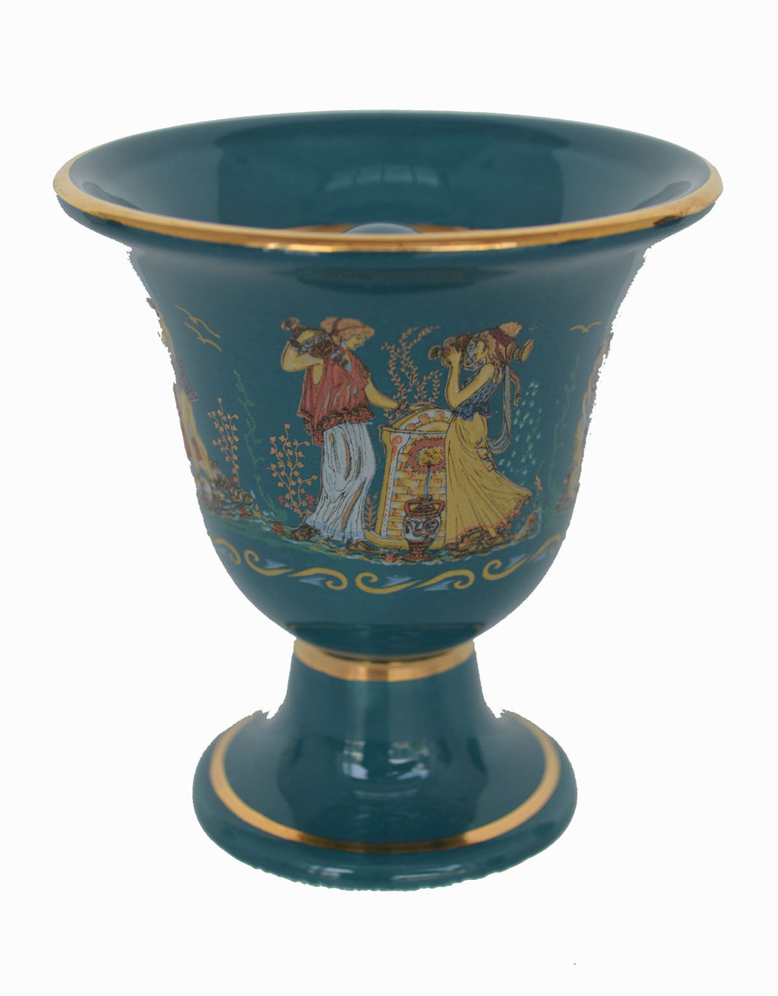 Pythagoras Cup Pythagorean Cup of Justice Dionysus Petrol | Etsy