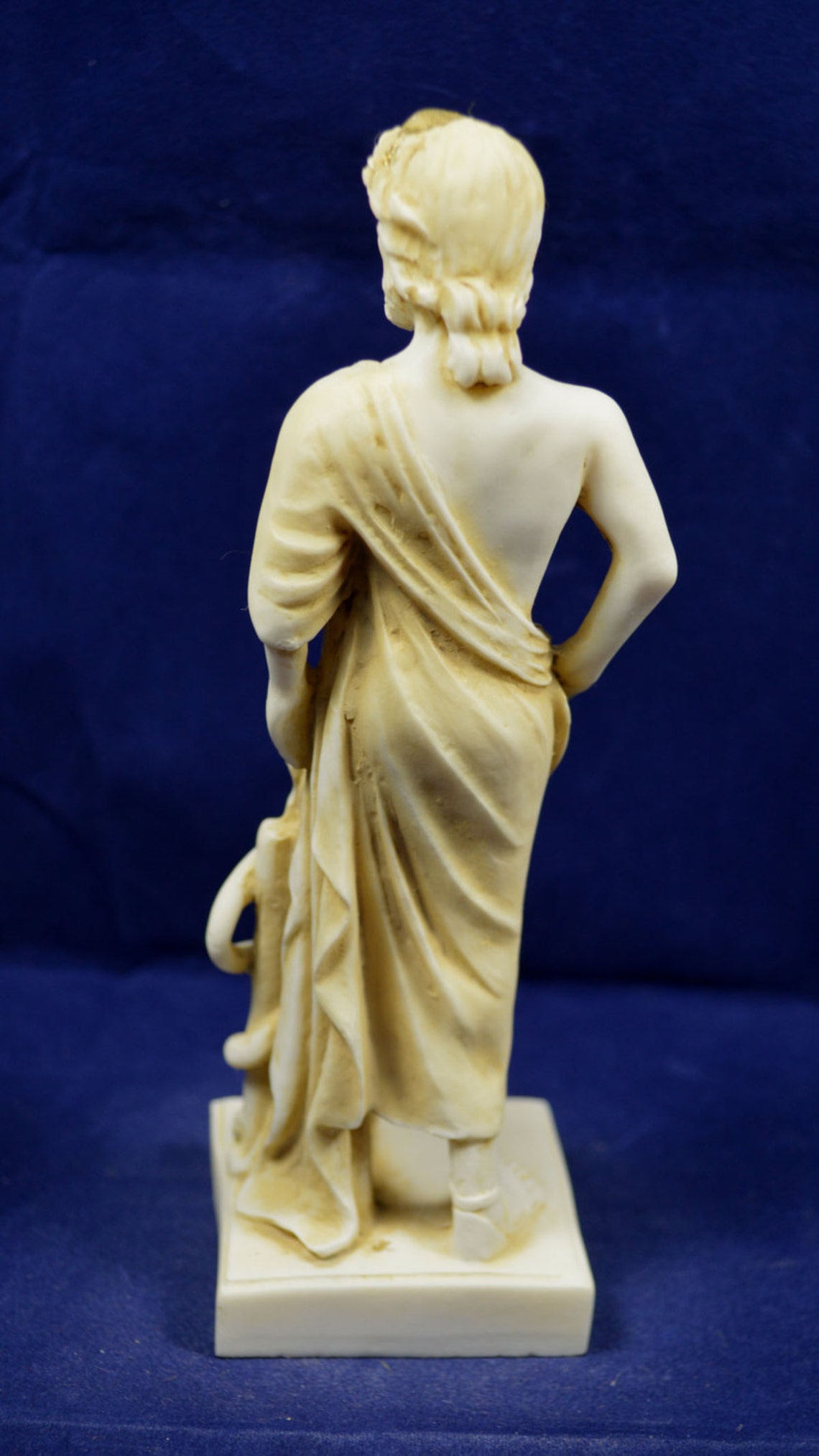 Asclepius Sculpture Statue Ancient Greek God of Medicine Aged - Etsy