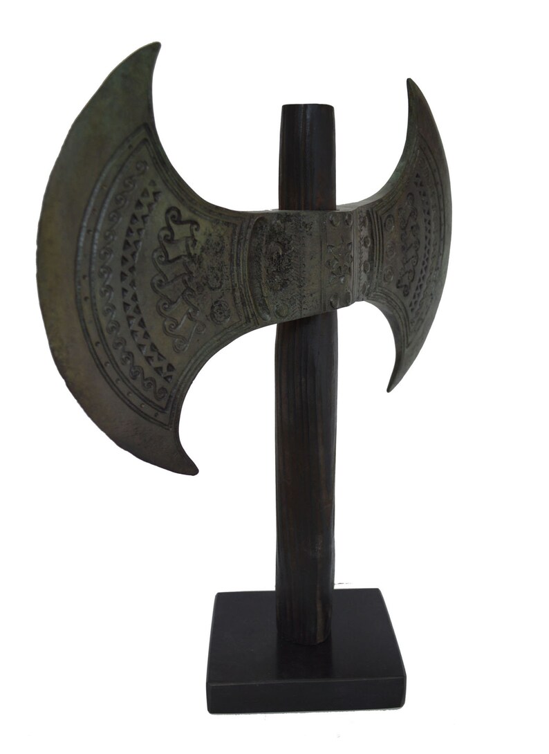 Double Axe Bronze Labrys Museum Reproduction Minoan Period | Etsy