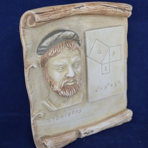 Pythagoras Sculpture Plaque Artifact - Etsy