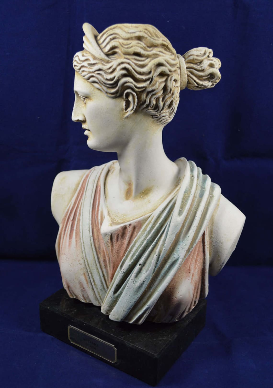 Artemis Sculpture Bust Ancient Greek Goddess of Hunt Artifact - Etsy