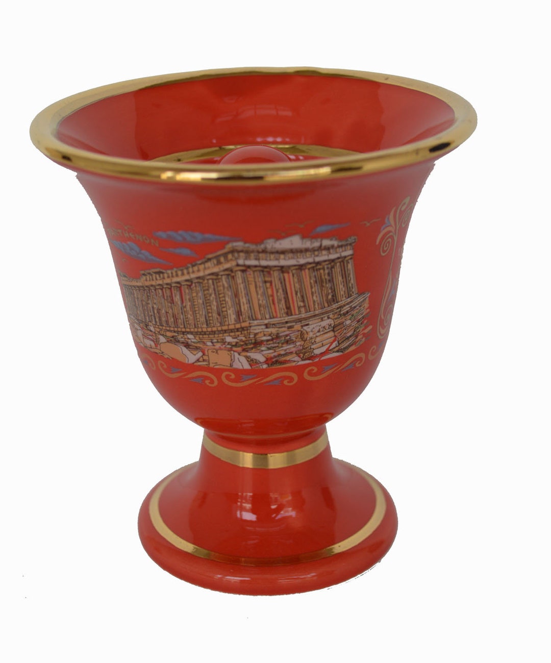 Pythagoras Cup Pythagorean Cup of Justice Parthenon Red - Etsy