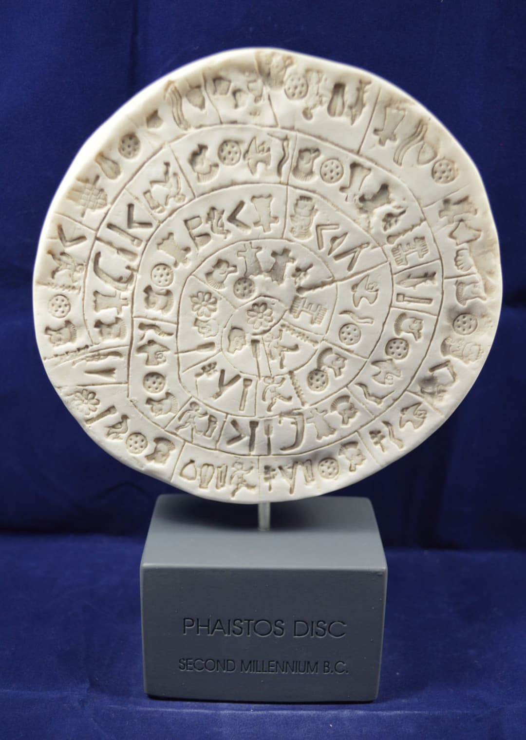 Phaistos Disc Sculpture Museum Reproduction Artifact - Etsy
