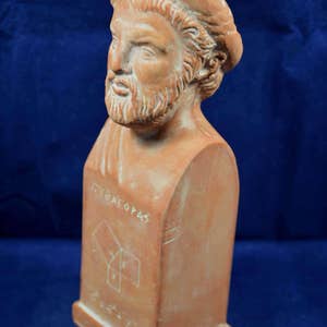 Pythagoras Sculpture Ancient Greek Mathematician Philosopher Artifact ...