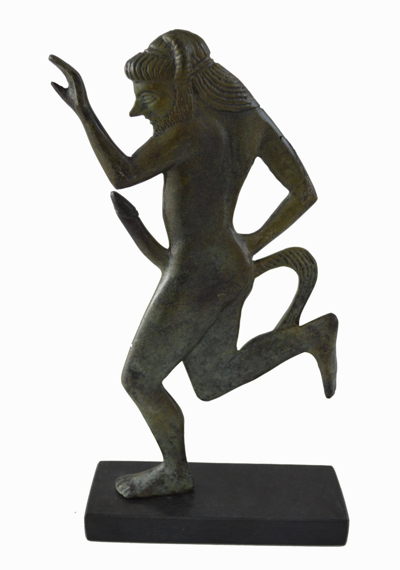 Satyr Sculpture Bronze Statue Ancient Greek Mythic Creature | Etsy