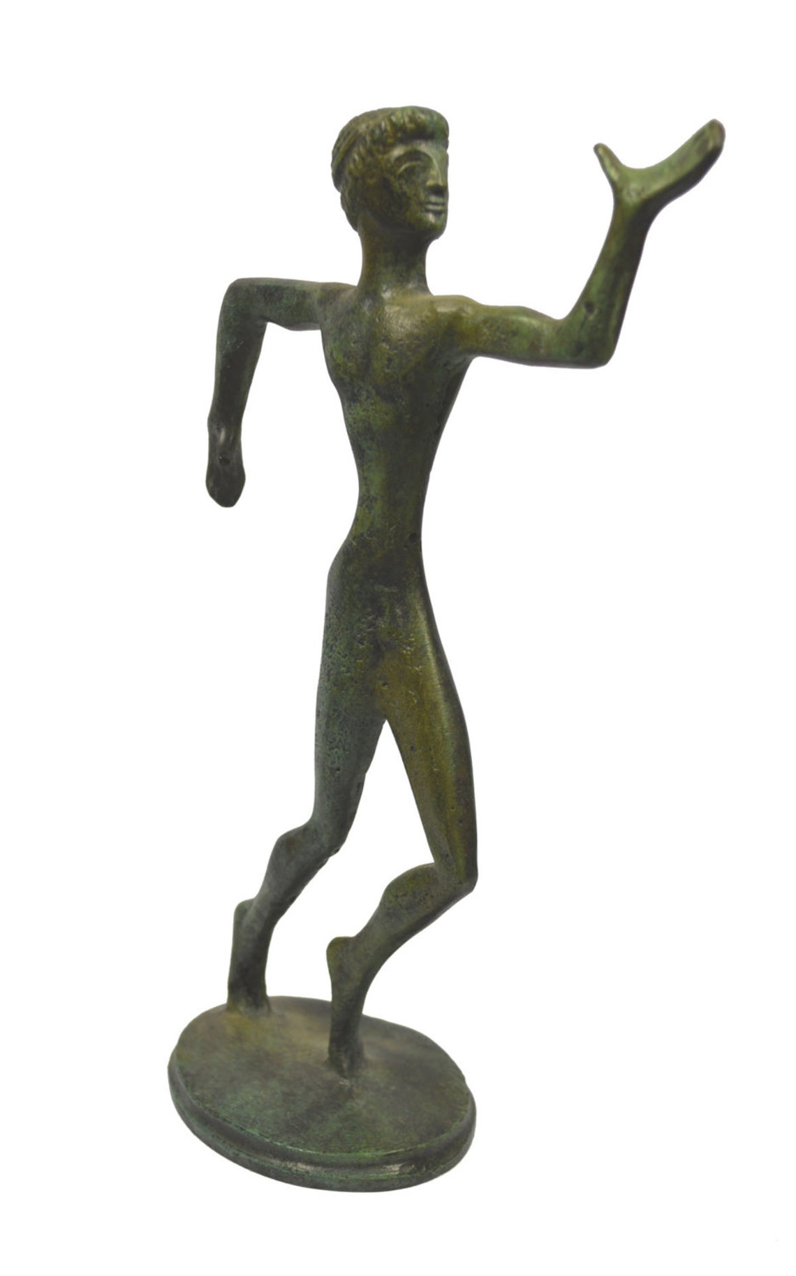 Runner Bronze Figure Ancient Greece Olympic Games Running - Etsy