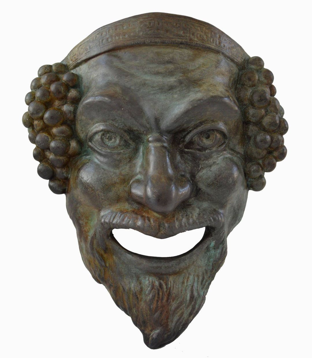 Dionysos Small Mask With Bronze Color Effect Dionysus God of - Etsy UK