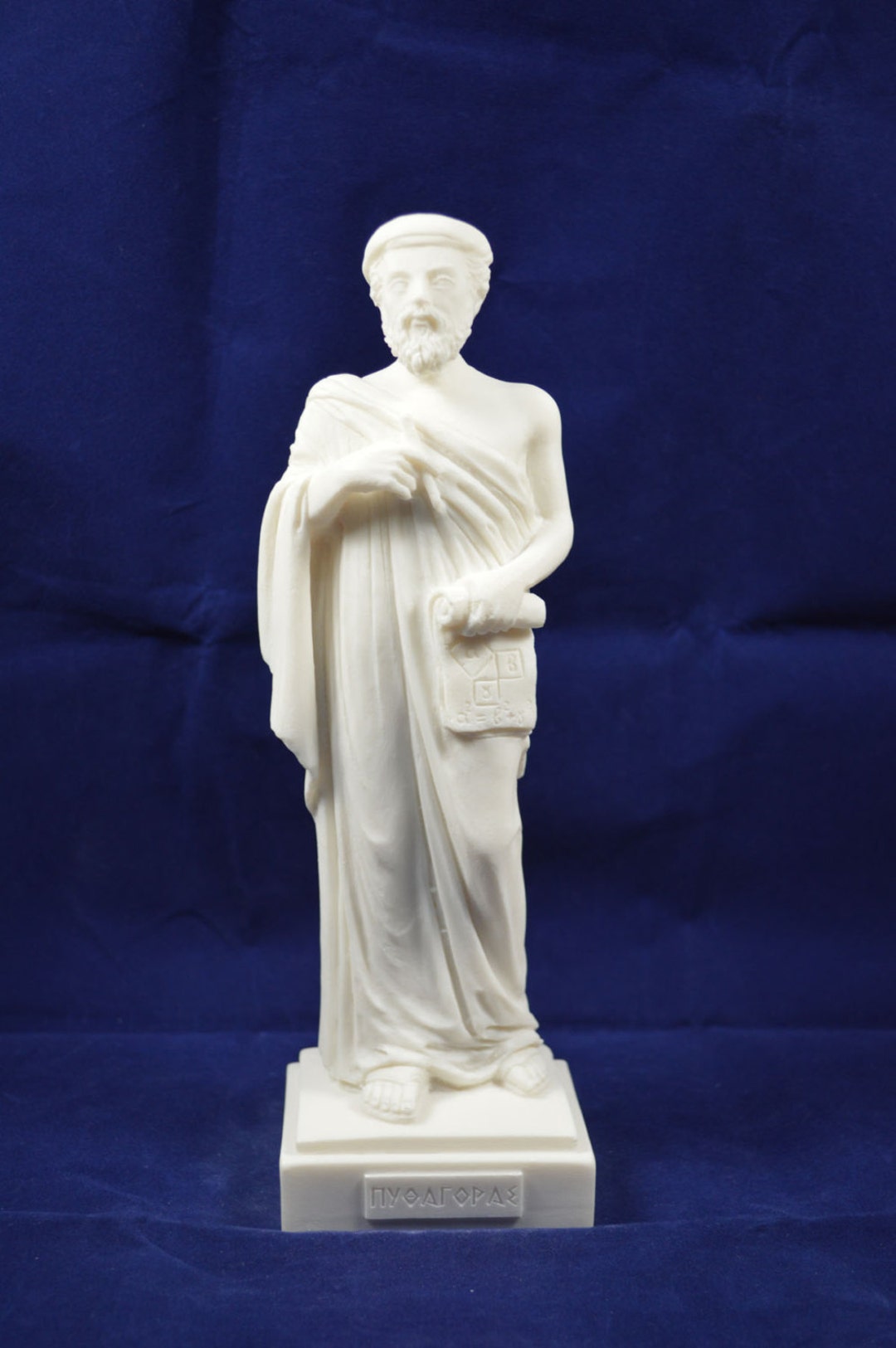 Pythagoras of Samos Sculpture Ancient Greek Mathematician Philosopher ...