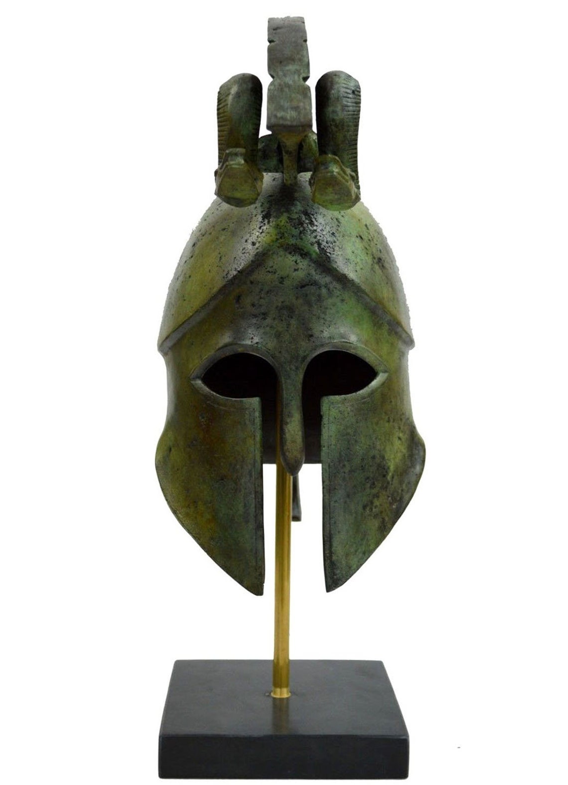Greek Spartan Corinthian Helmet With Snakes Antique Style - Etsy