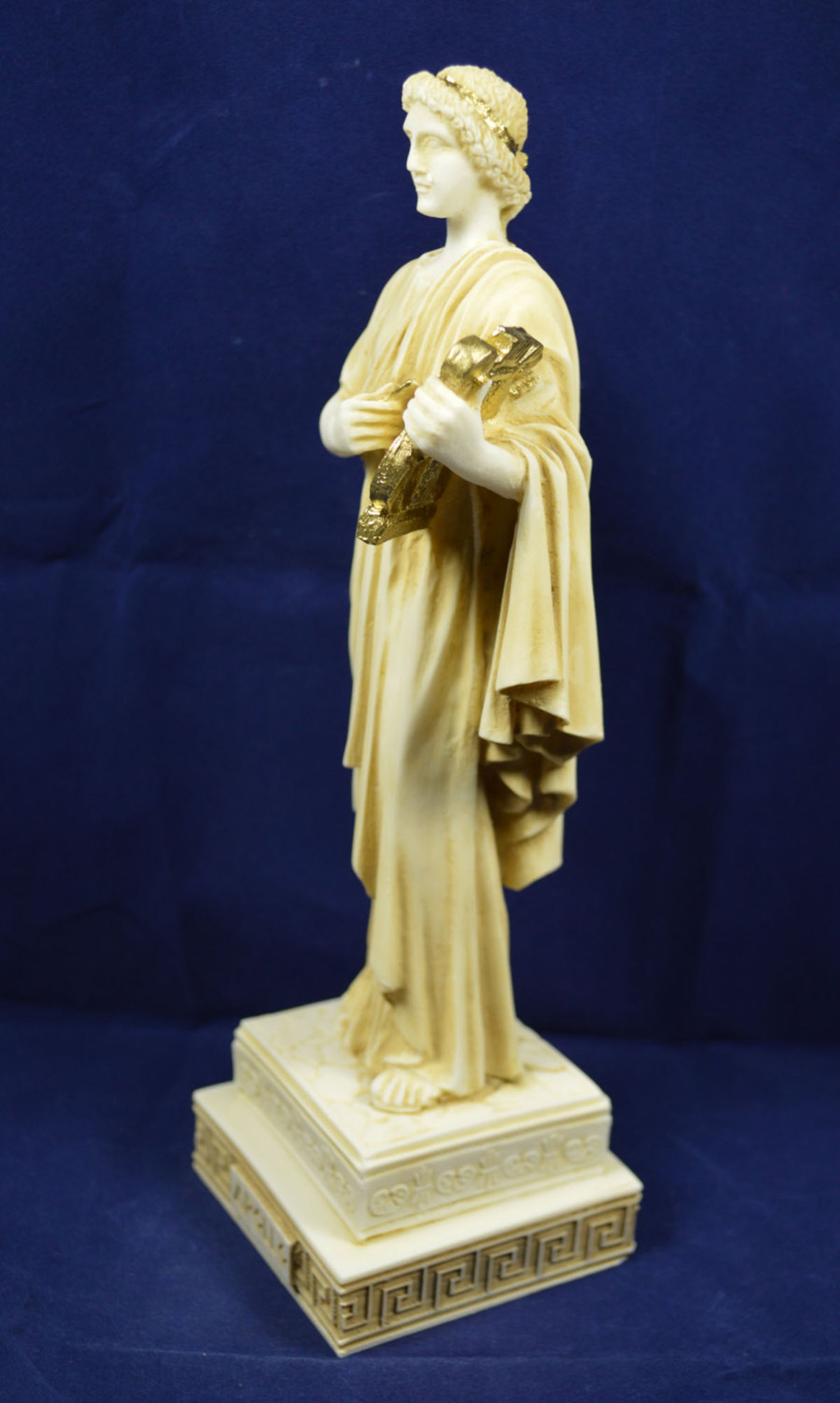 God Apollo Statue Ancient Greek God of Sun and Poetry Aged - Etsy