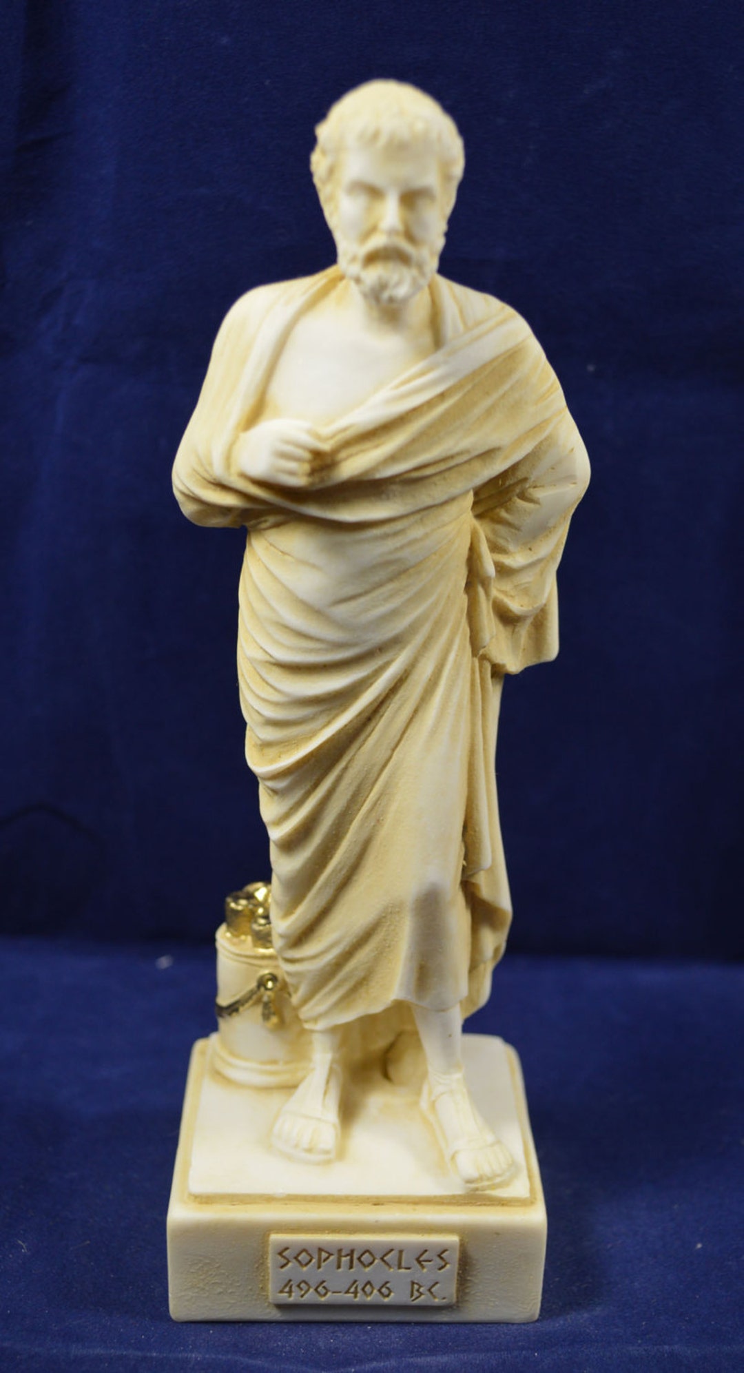 Sophocles Sculpture Ancient Greek Philosopher Aged Statue - Etsy