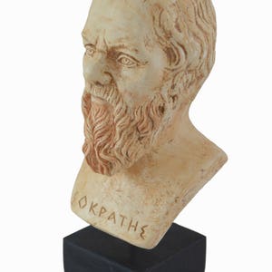 Socrates Sculpture Ancient Greek Philosopher Bust Artifact - Etsy