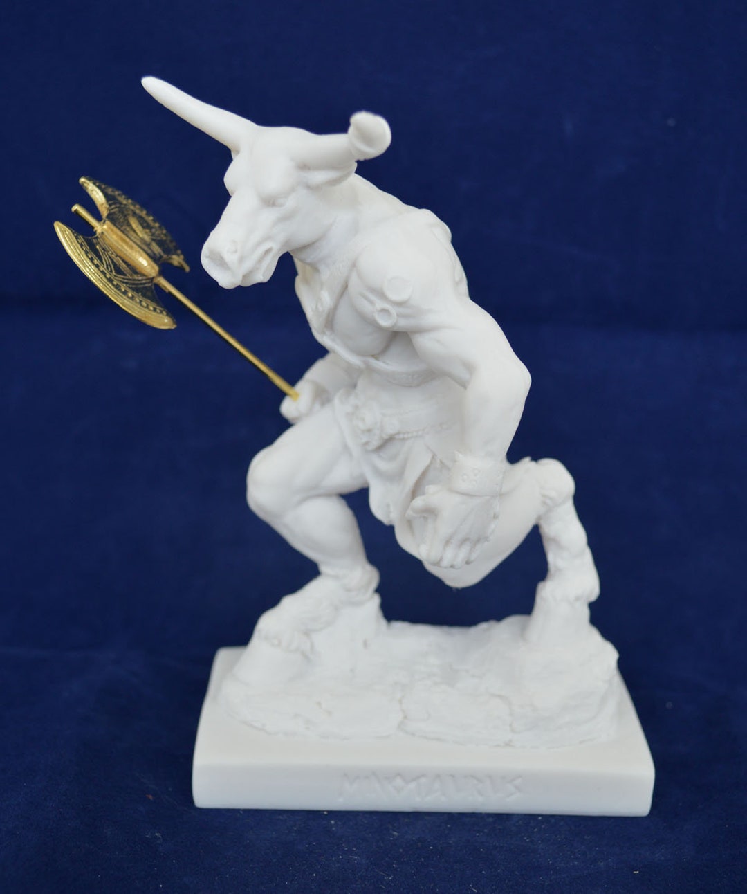 Minotaur Sculpture Mythical Ancient Greek Creature Small Statue - Etsy