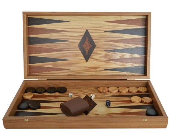 Dice & Tile Games Games & Puzzles Traditional Walnut wood Handmade ...