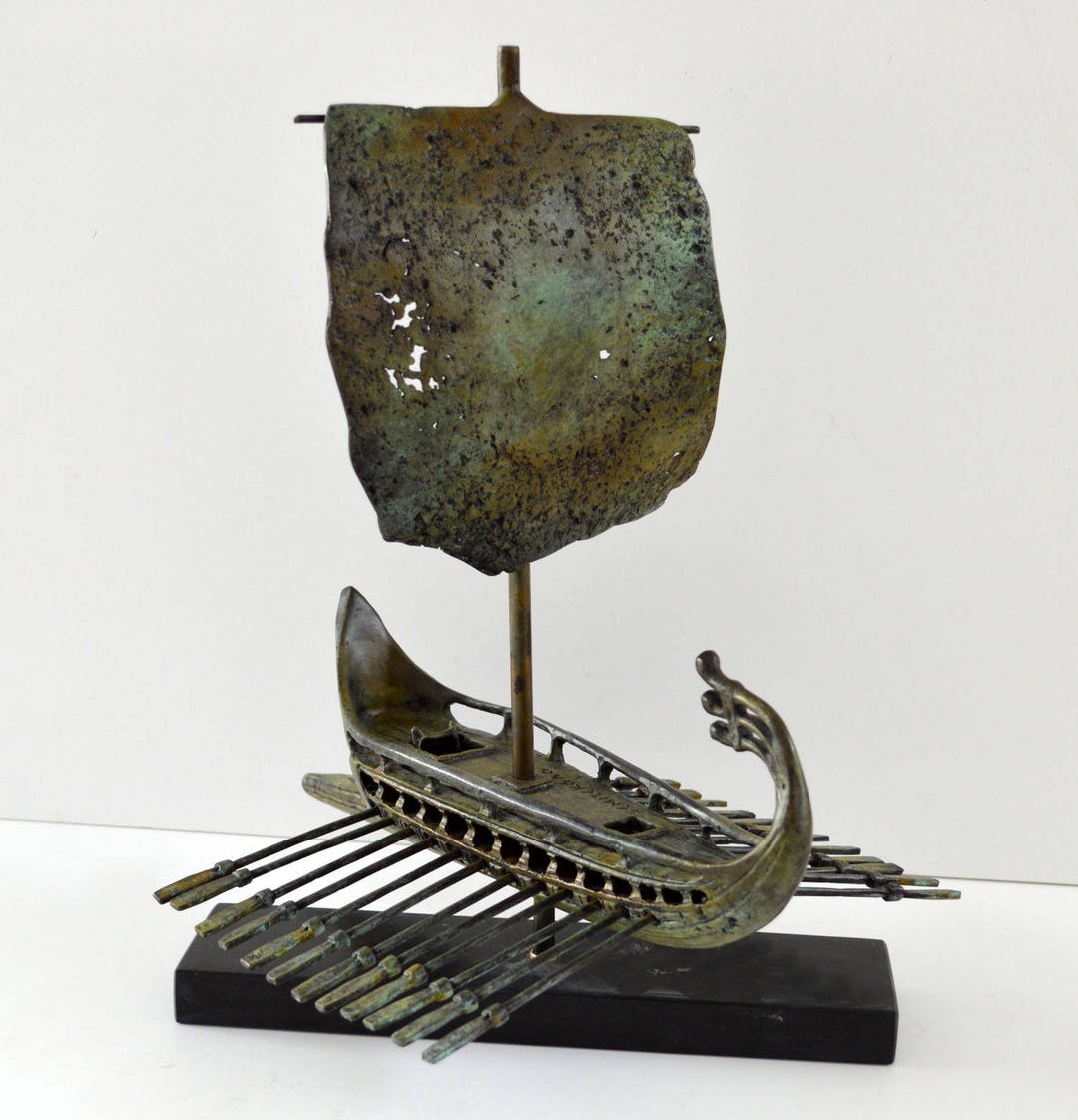 Trireme Bireme Penteconter Bronze Item Ancient Greek Ship Unique Piece ...