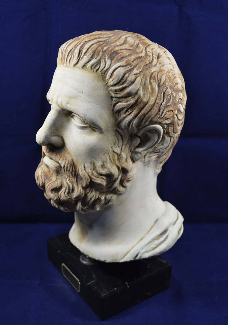 Hippocrates Sculpture Ancient Greek father of Modern - Etsy Canada