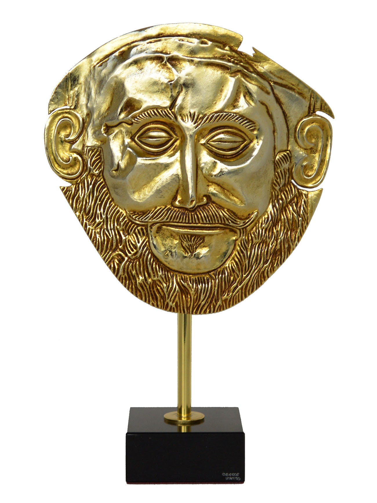 Mask of Agamemnon Gold Plated Relief Mycenaean King Funeral - Etsy Canada