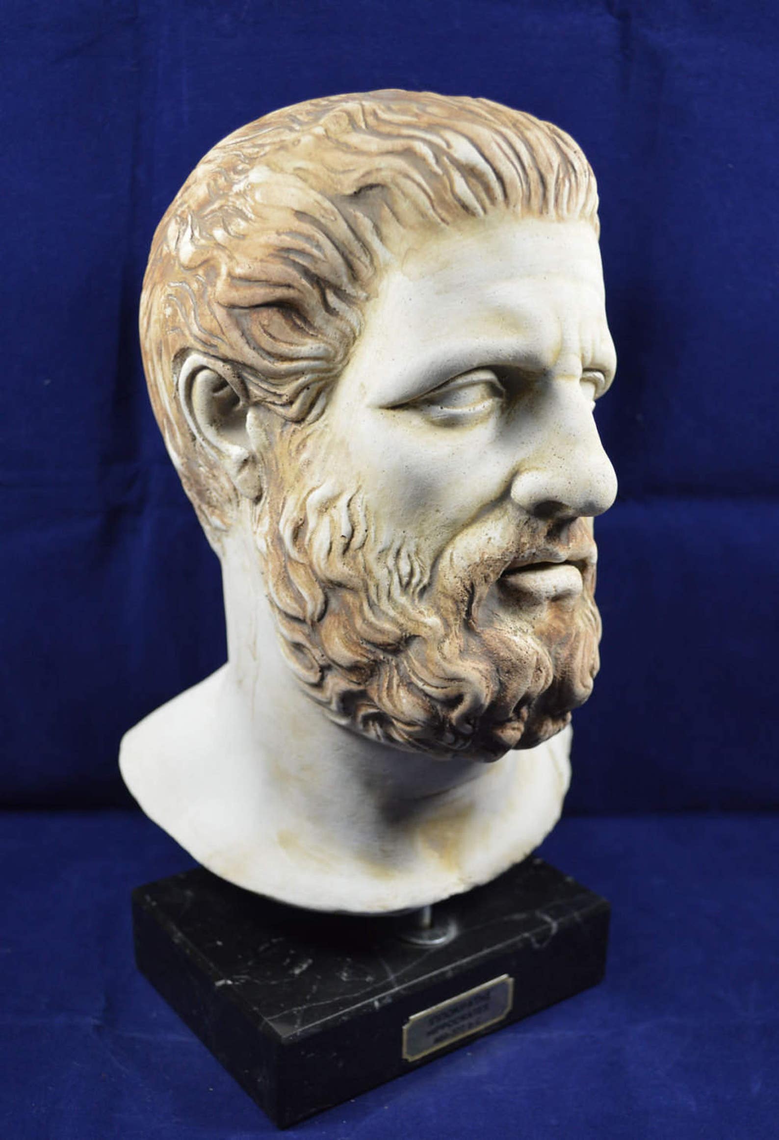 Hippocrates Sculpture Ancient Greek father of Modern - Etsy