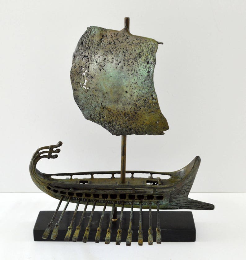 Trireme Bireme Penteconter Bronze Item Ancient Greek | Etsy