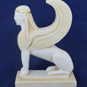 Sphinx Sculpture Aged Statue Ancient Greek Mythical Creature - Etsy