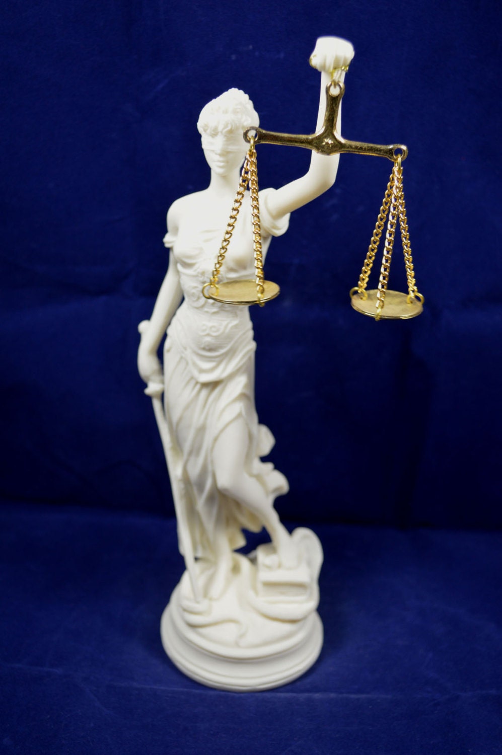 Themis sculpture Goddess of Justice artifact Alabaster statue | Etsy