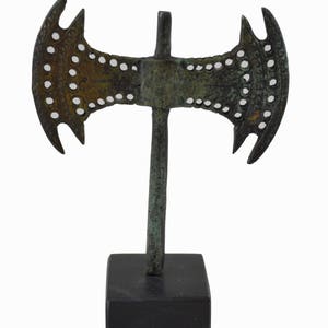 Double Axe Ancient Greek Bronze Labrys Reproduction Artifact - Etsy