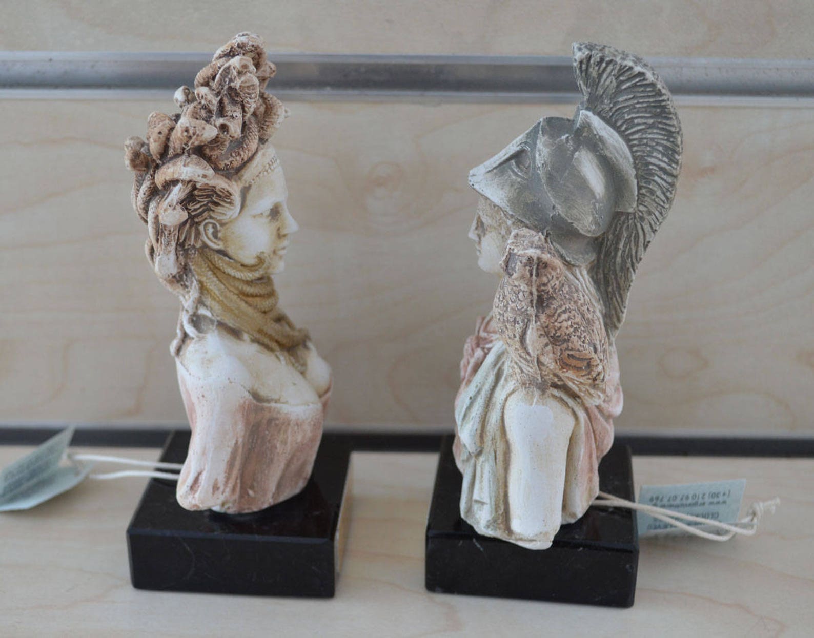 Medusa Athena Sculpture Set Artifacts - Etsy
