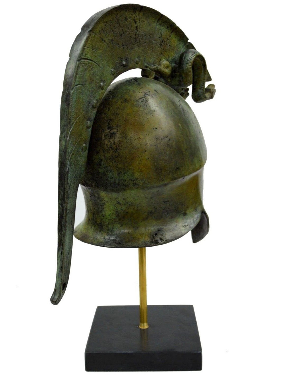 Greek Spartan Corinthian Helmet With Snakes Antique Style - Etsy