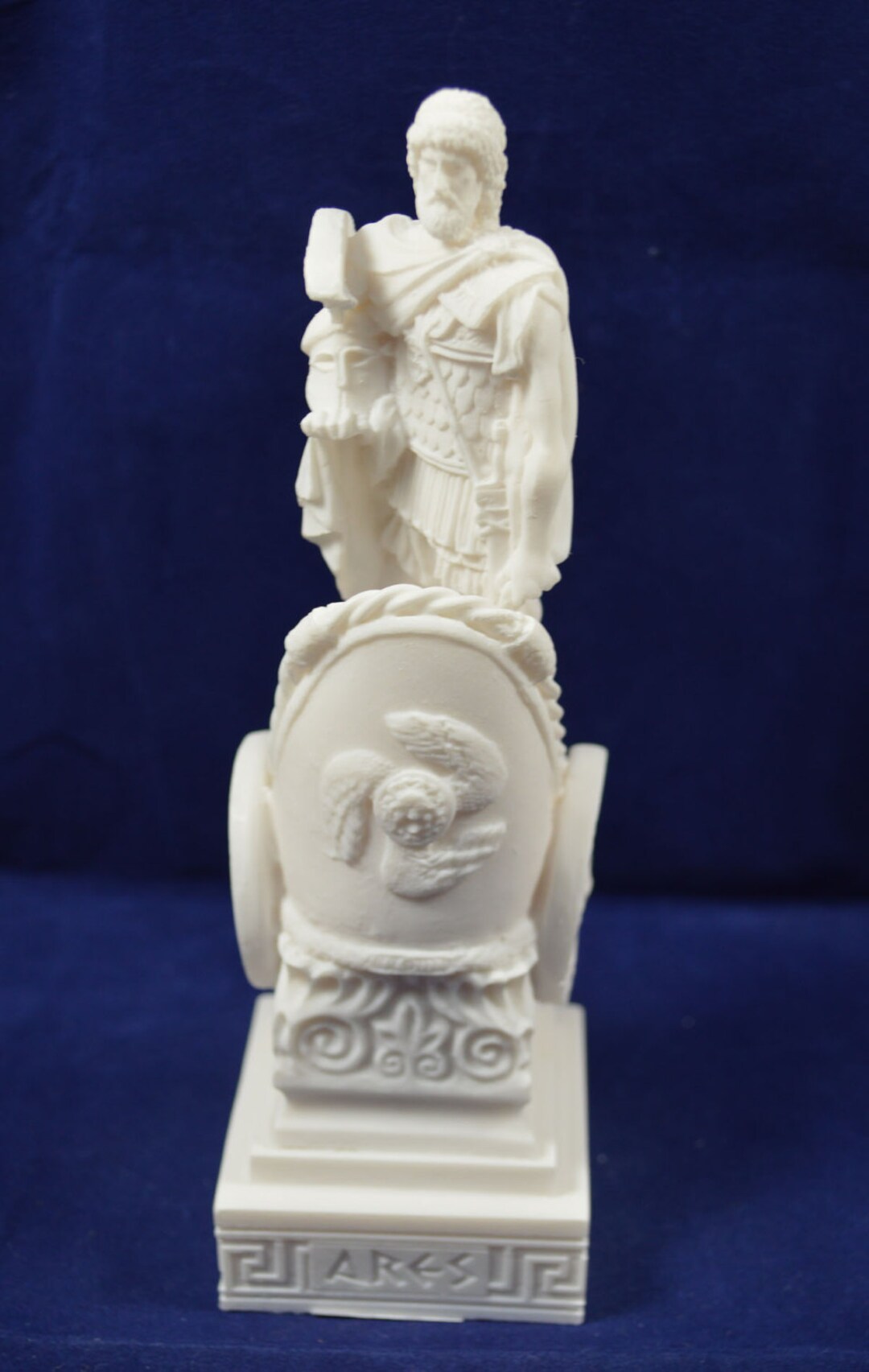 Ares Sculpture on Chariot Ancient Greek God of War Statue - Etsy