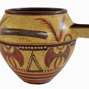 Minoan Pottery Amphora Vase Labrys Double Axe Design Ancient Crete ...