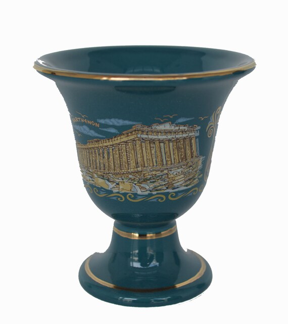 Pythagoras Cup Pythagorean Cup of Justice Parthenon Petrol | Etsy