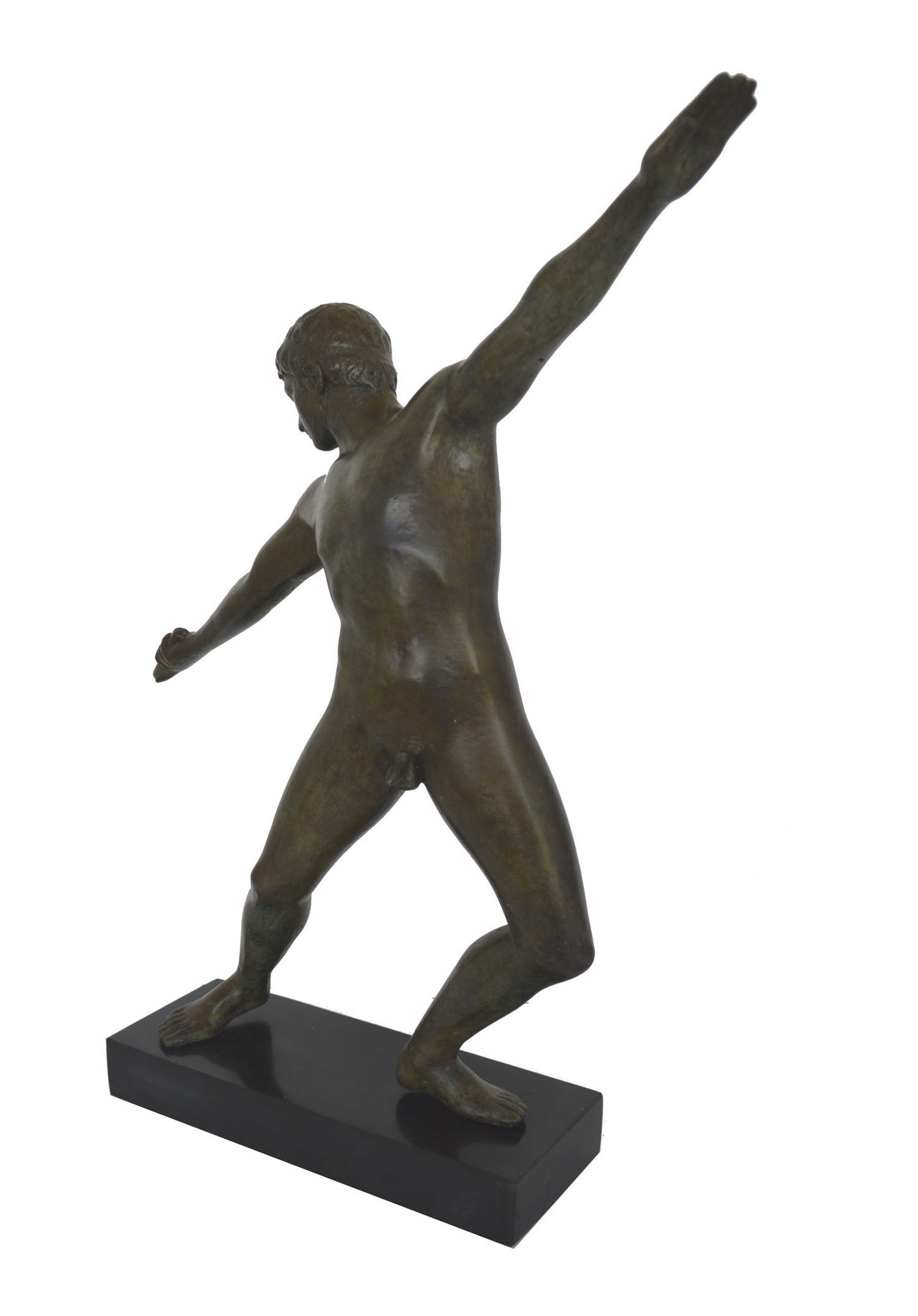 Athlete Statue Ancient Greek Bronze Reproduction Great - Etsy New Zealand