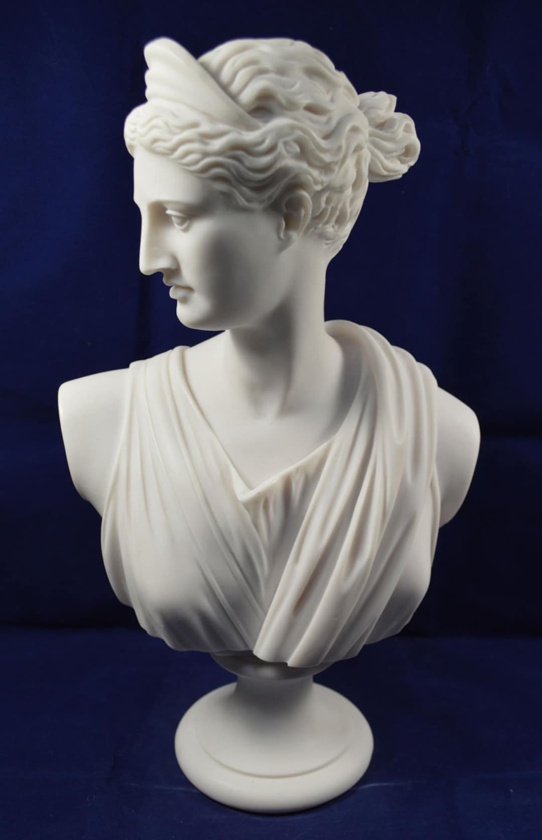 Artemis Sculpture Diana Bust Ancient Greek Goddess of Hunt Great Statue ...