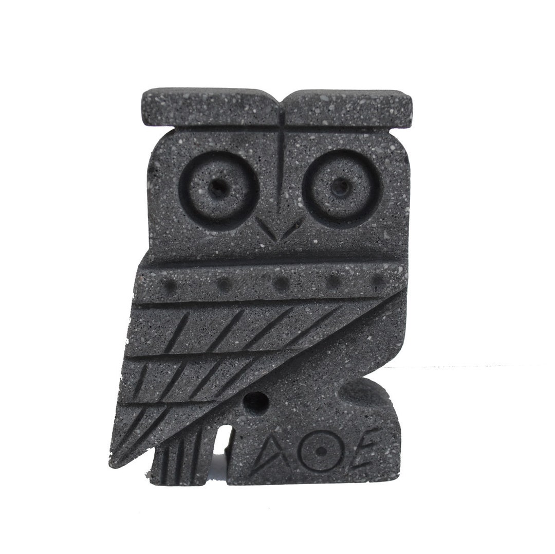 Owl Sculpture Goddess Athena Sacred Symbol Miniature Artifact - Etsy