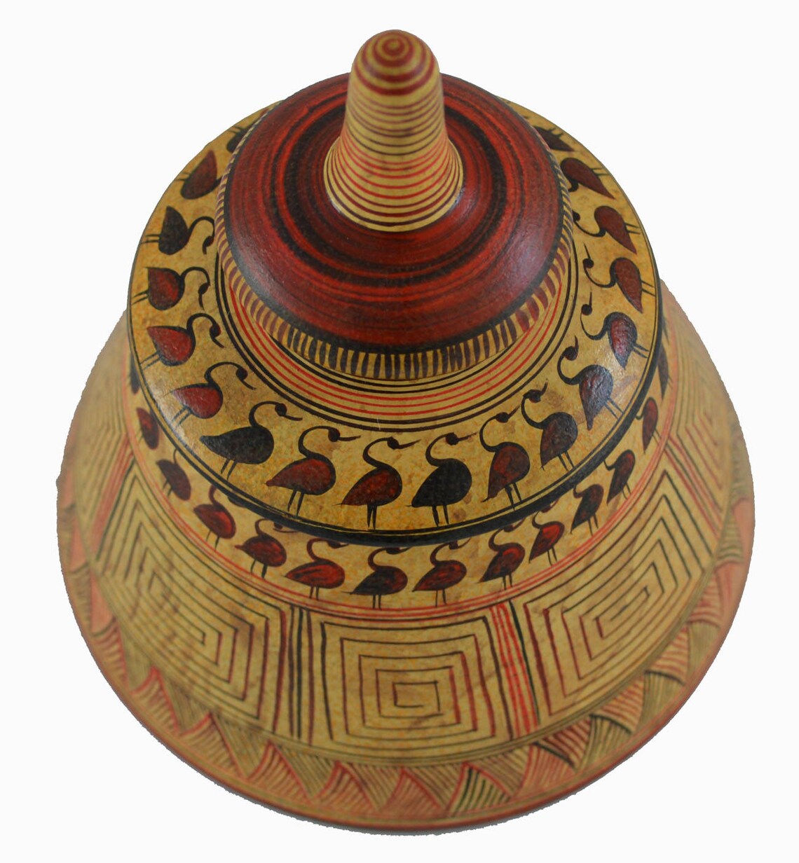 Minoan Pottery Pyxis Ancient Crete Handmade in Greece - Etsy