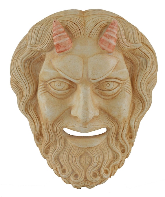 Pan Mask Dionysos God of Wild Ancient Greece Panas - Etsy