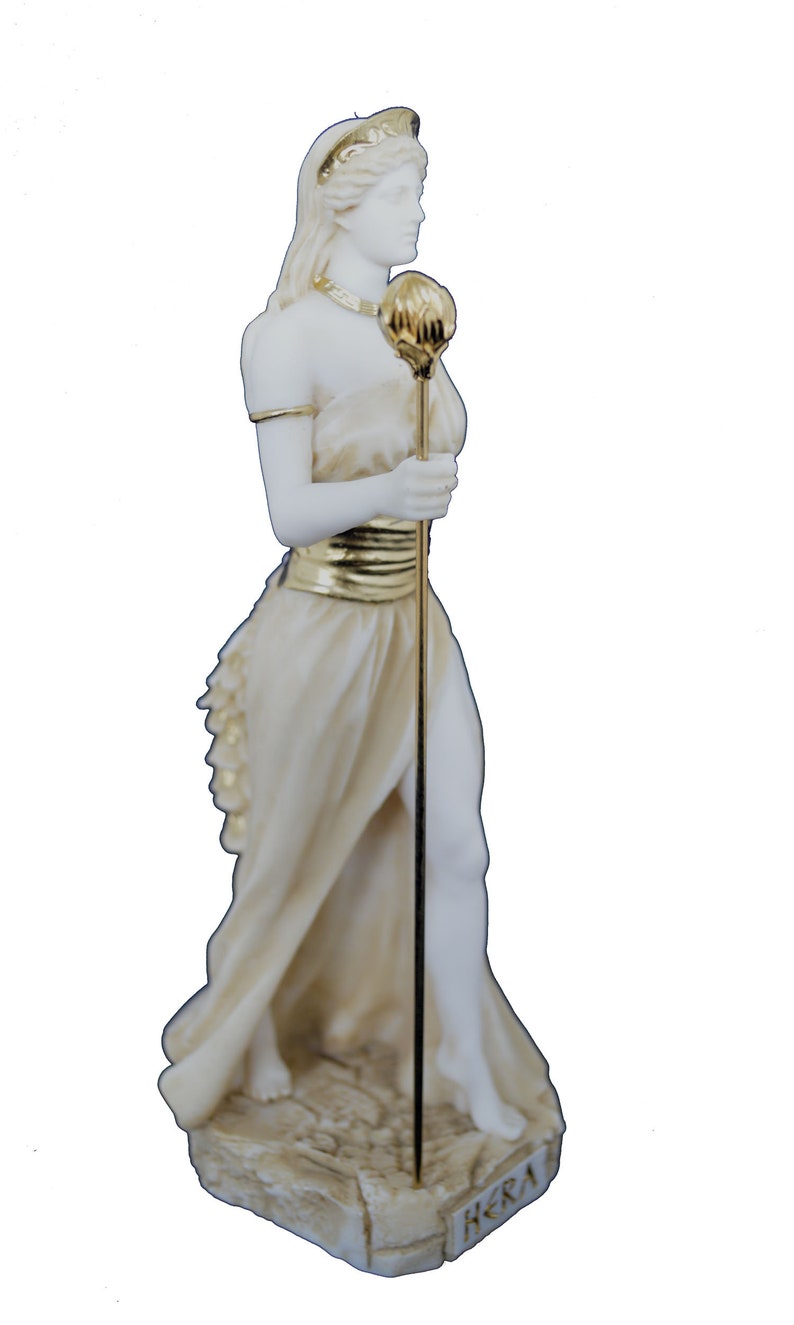 Hera Sculpture Ancient Greek Goddess Active Statue Aged - Etsy