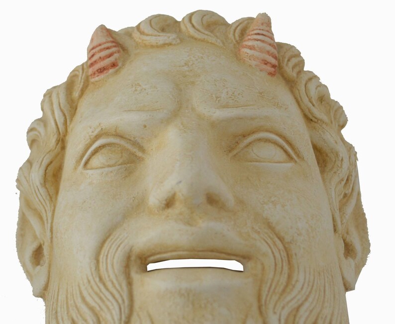 Pan Mask Dionysus God of Wild Ancient Greece Panas | Etsy