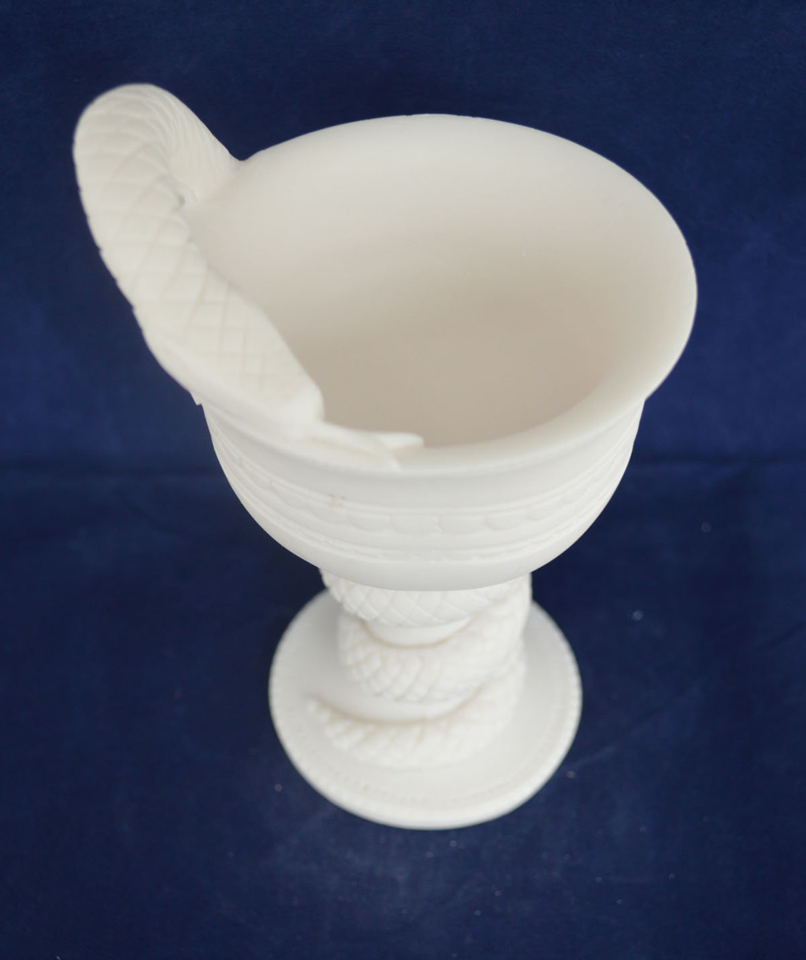 Asclepius Snake Carved Alabaster Cup Sculpture Artifact | Etsy