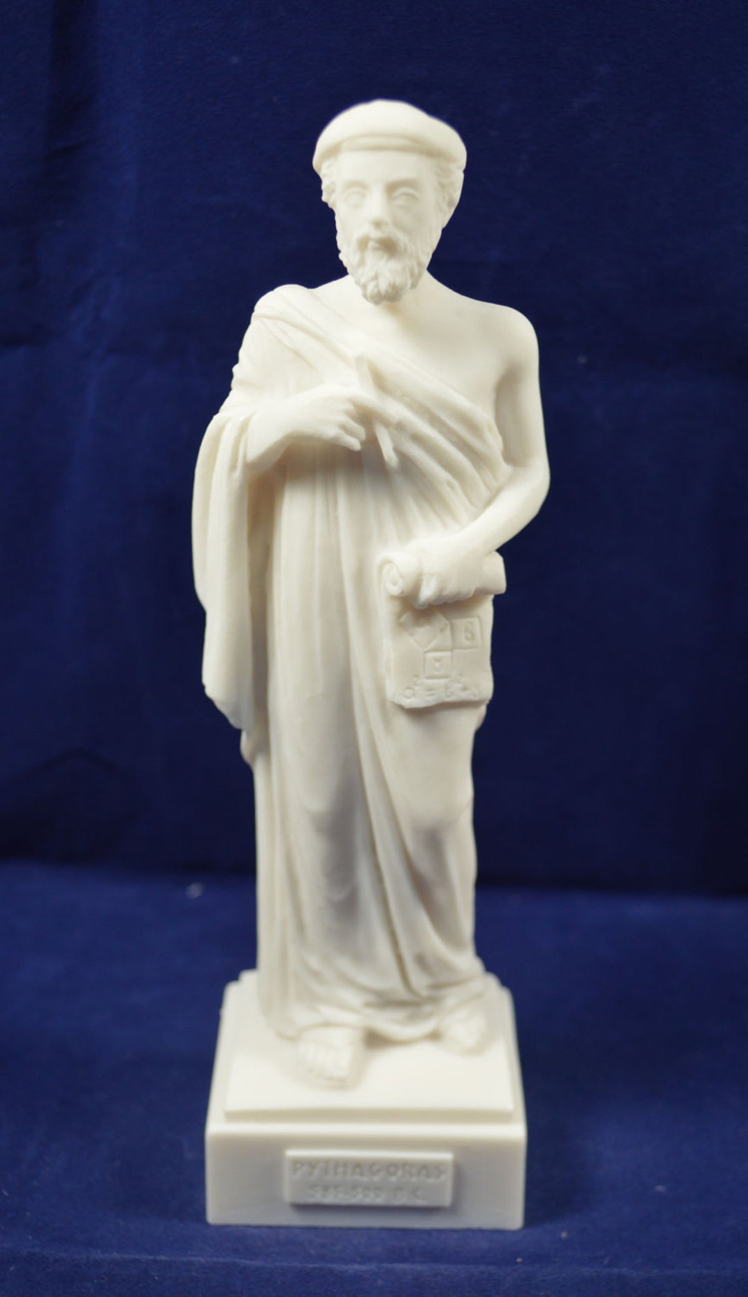 Sculpture de Pythagore de Samos statue de philosophe mathématicien grec ...