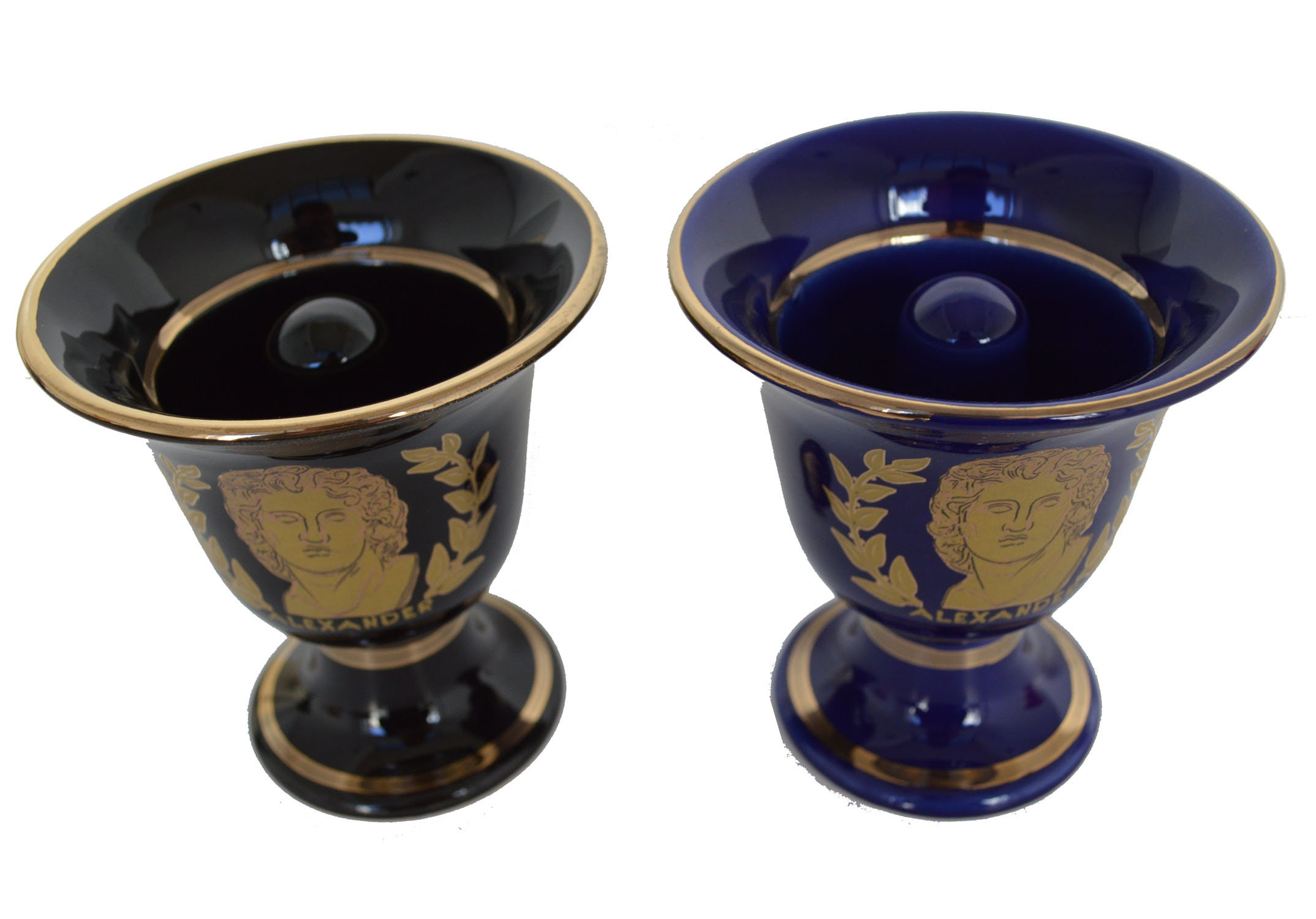 Pythagoras Cup Alexander the Great Two Quality Cups Blue Black - Etsy