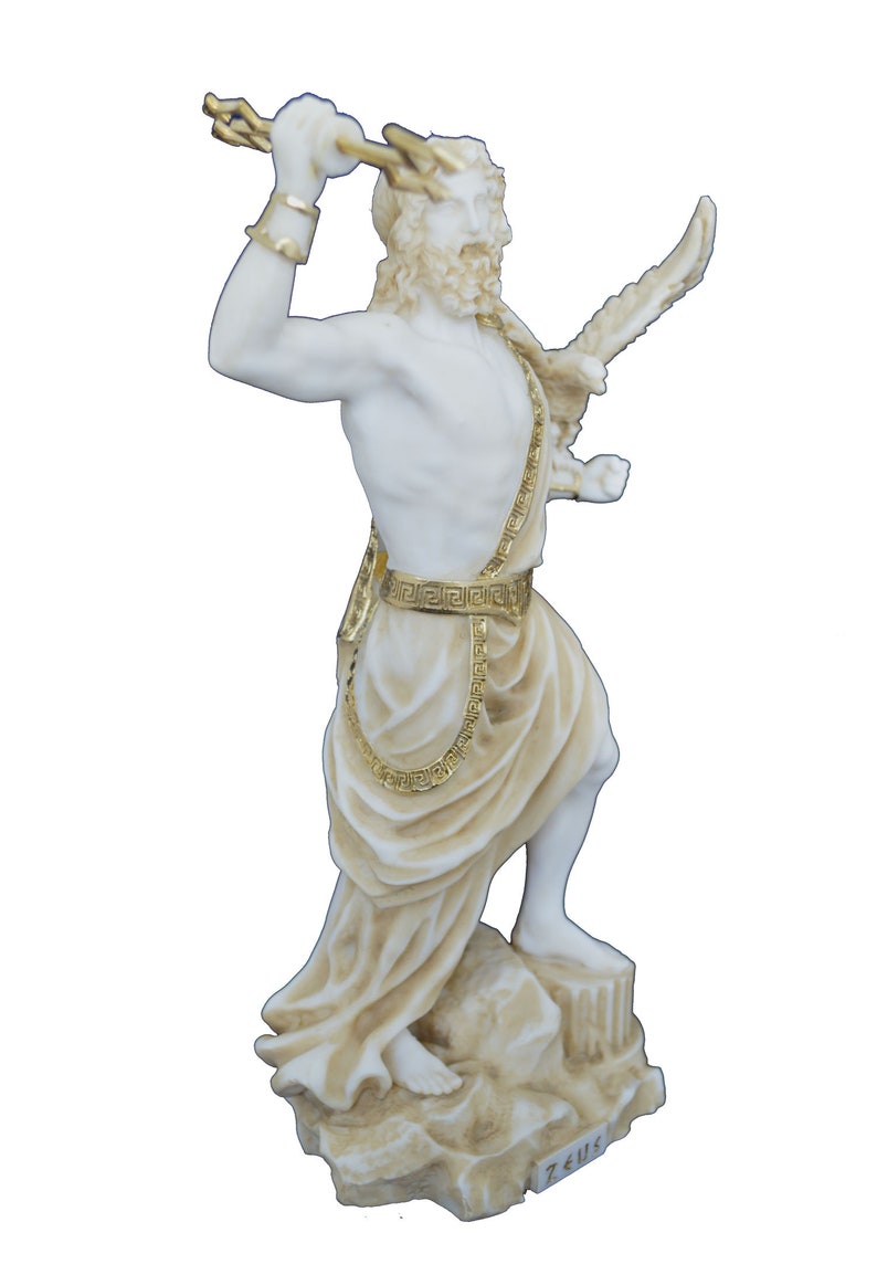 Zeus Statue Ancient Greek Mythology Father Of All Gods