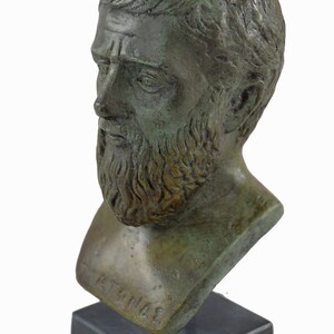 Plato Sculpture Bust Ancient Greek Philosopher Bronze Artifact - Etsy