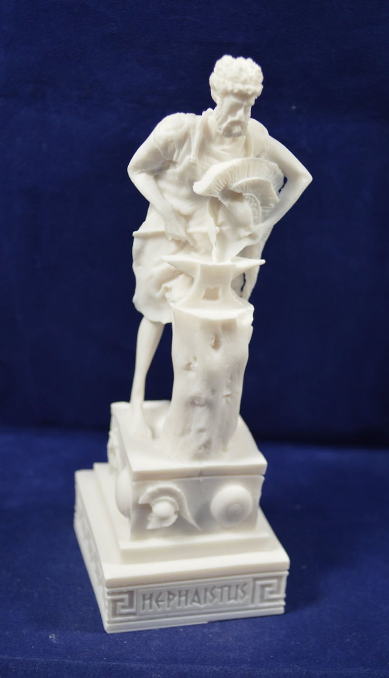 Hephaestus sculpture statue ancient Greek God Hephaistus | Etsy