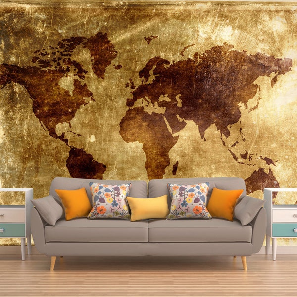 Distressed Map - Etsy
