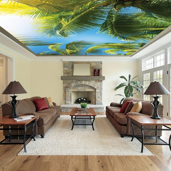 Sun Ceiling Wallpaper - Etsy